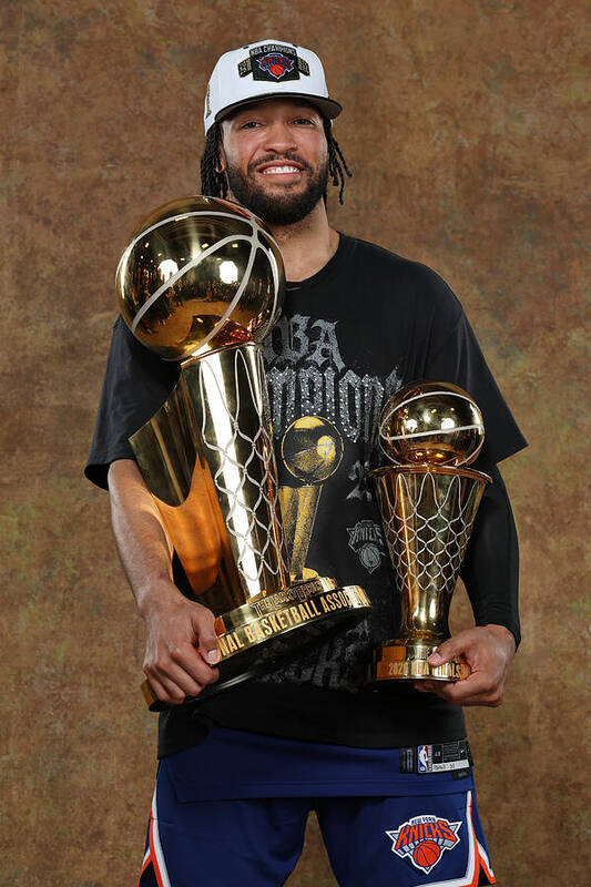 2026 NBA Finals New York Knicks Championship Portraits #1 Poster by ...