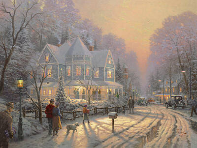 Thomas Kinkade Wall Art for Sale by Thomas Kinkade