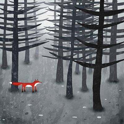 Animal Art Prints by Nic Squirrell